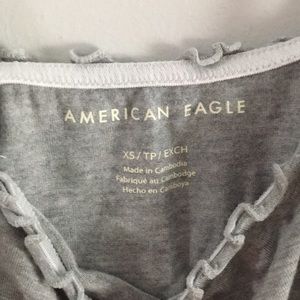 American Eagle Outfitters | Tops | Nwot American Eagle Lettuce Edge Crop Tank Top | Poshmark
